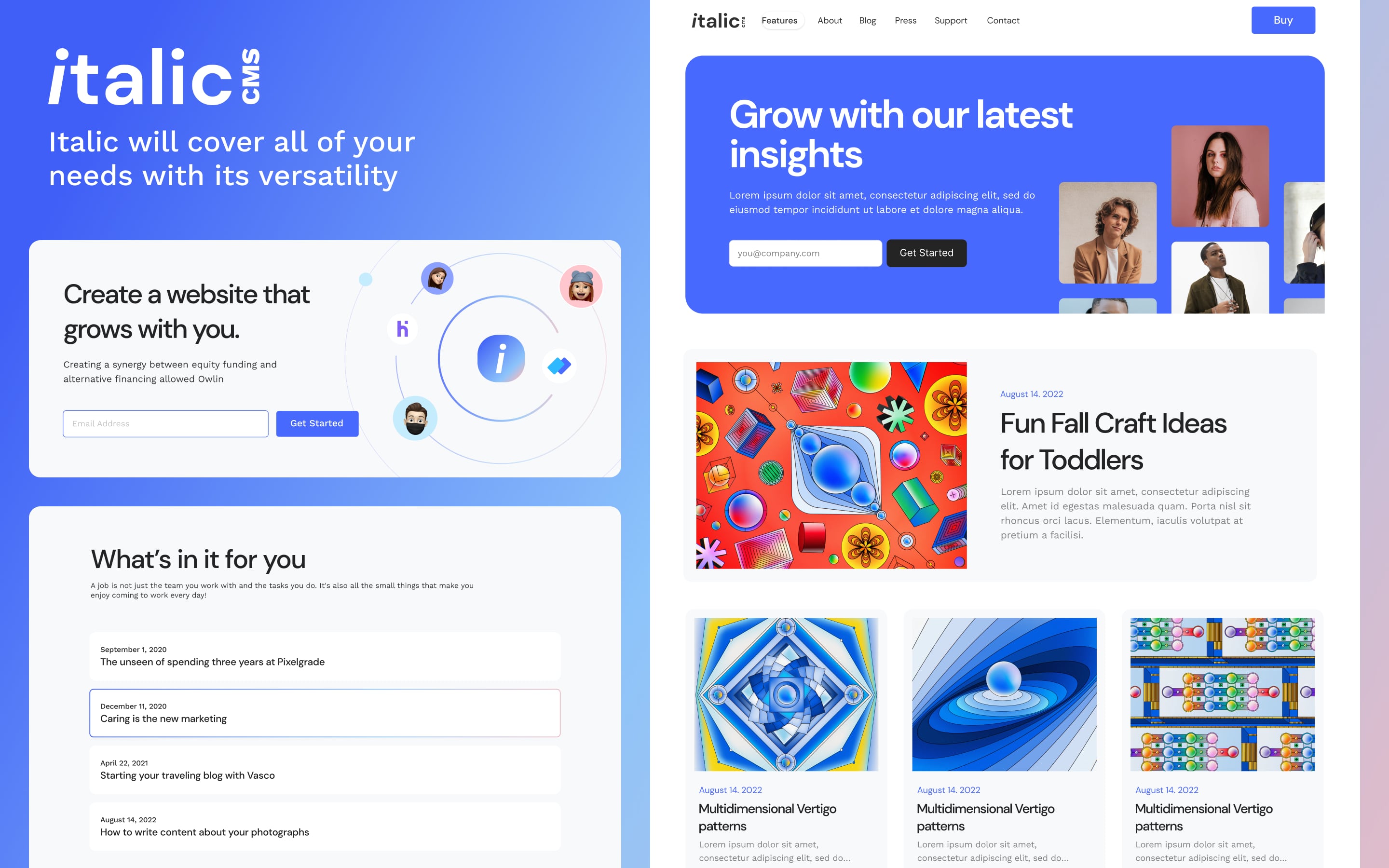 Italic CMS - SaaS Webflow Template | Wedoflow